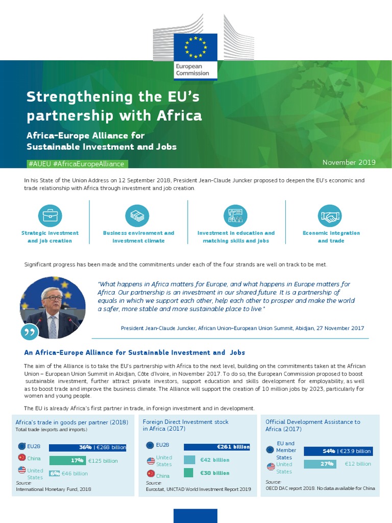 Strengthening EU-Africa Economic Alliance | PDF | European Union | Africa