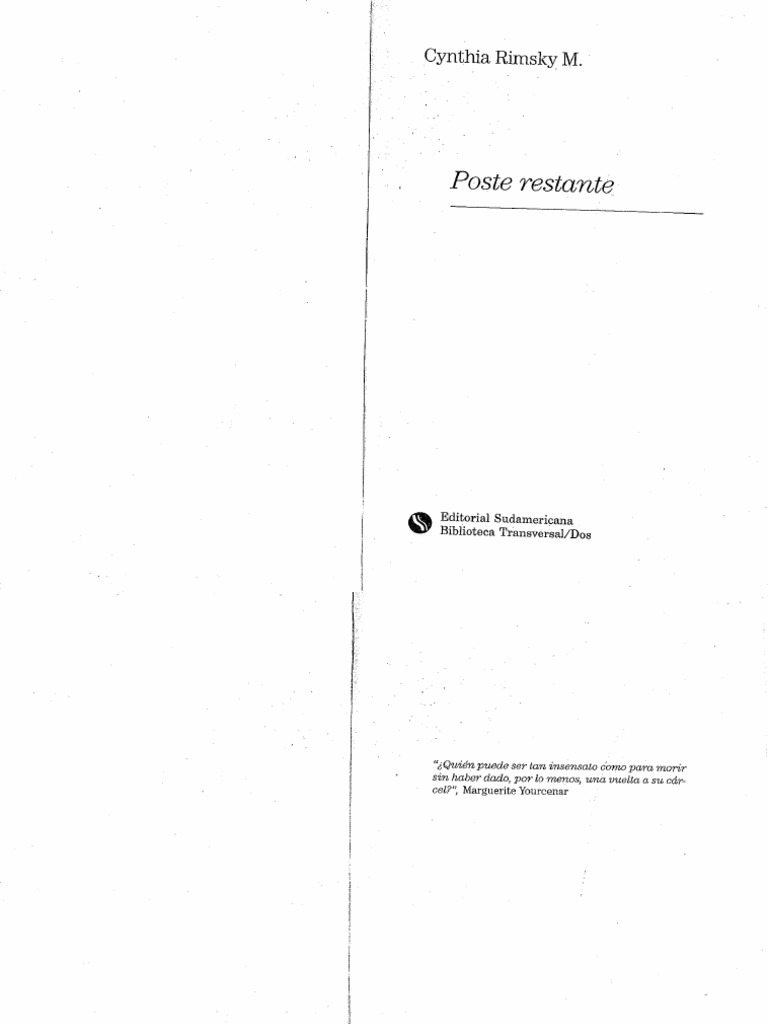 Post Restante | PDF