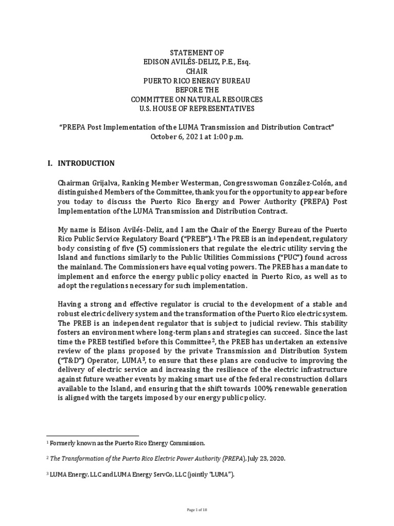 Ponencia de Edison Avilés Deliz | Download Free PDF | Electric Power ...