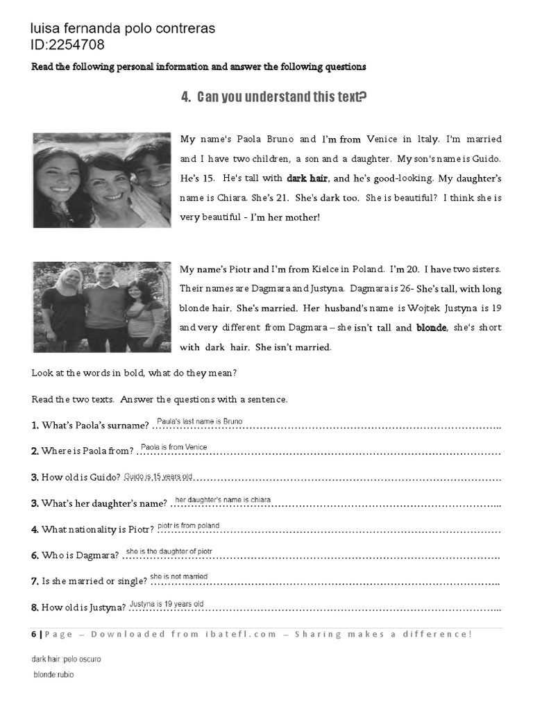 Luisa Fernanda Polo Contreras Ingles Final-Comprimido | PDF | Lunch | Meal