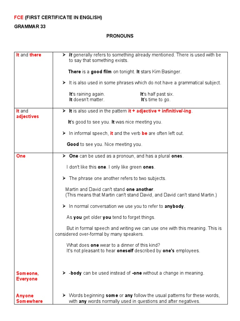 There: It Generally Refers To Something Already Mentioned. There Is ...