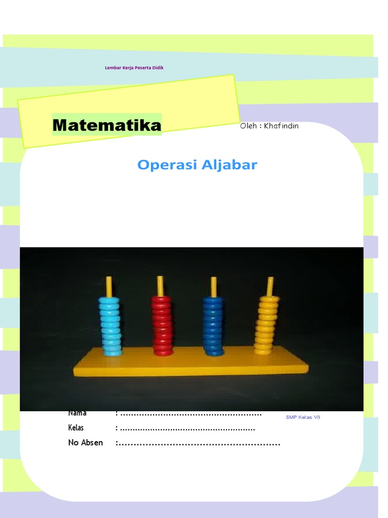 LKPD Aljabar Luring | PDF