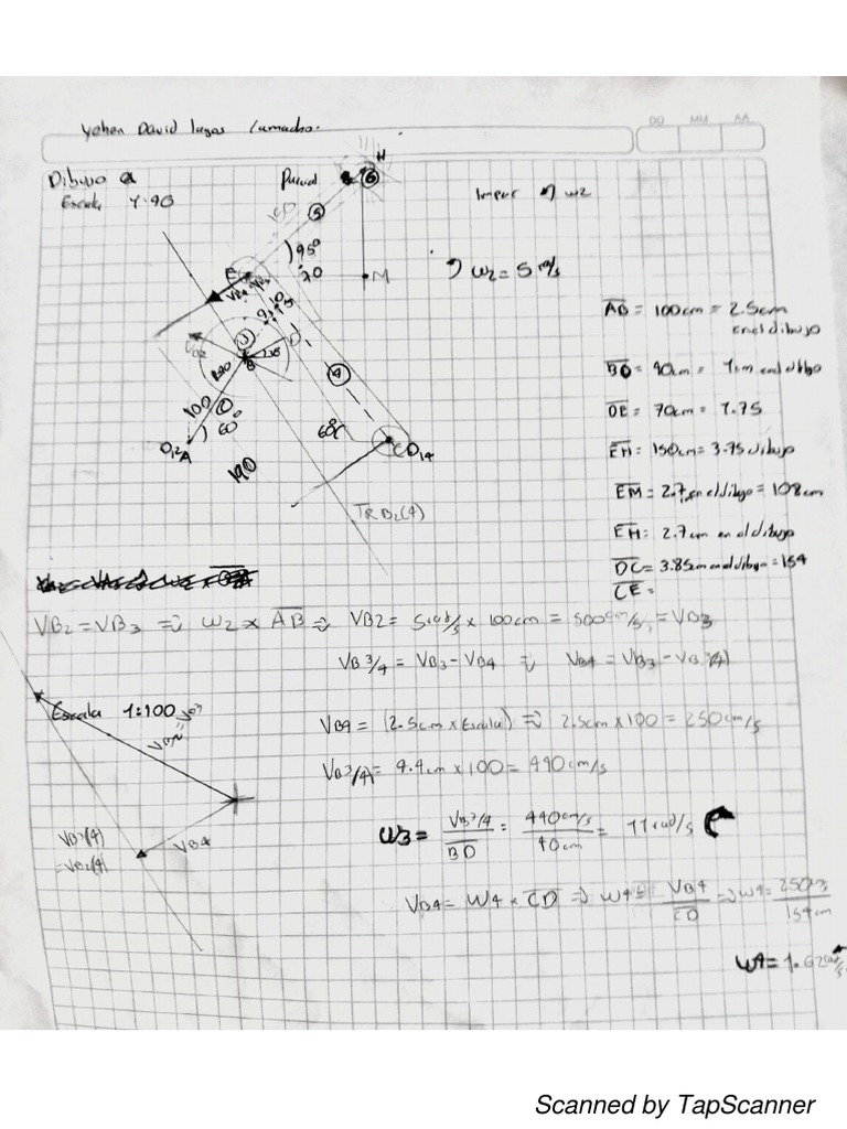 Parcial 2 Mecanismos 1 (Yohan David Lagos Camacho 201513203) | PDF