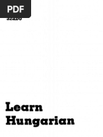 The Hungarian Word Order | PDF | Sentence (Linguistics) | Syntax