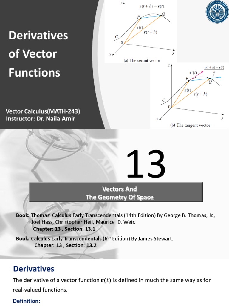 Lecture 9 Vector Valued Functions Descargar Gratis Pdf Derivative Acceleration