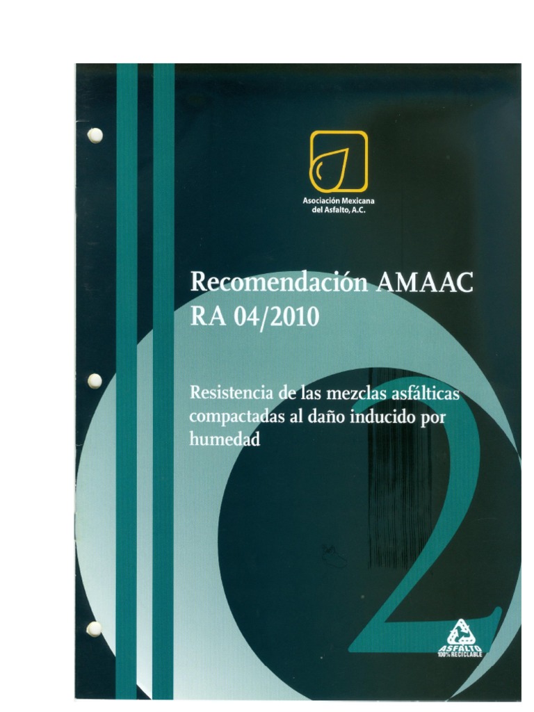 Recomendación AMAAC RA 04-2010 | PDF
