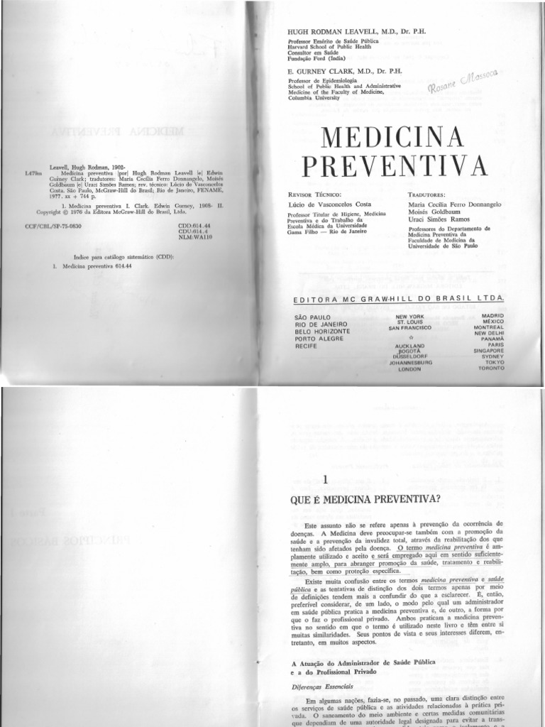 Leavell e Clark Niveis de Prevencao e Aplicacao | PDF | Remédio | Saúde ...