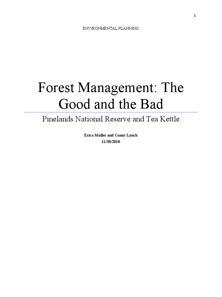 Forest Management Pdf Disturbance Ecology Wildfire