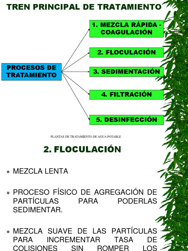 FLOCULACIÓN | PDF | Agua potable | Química