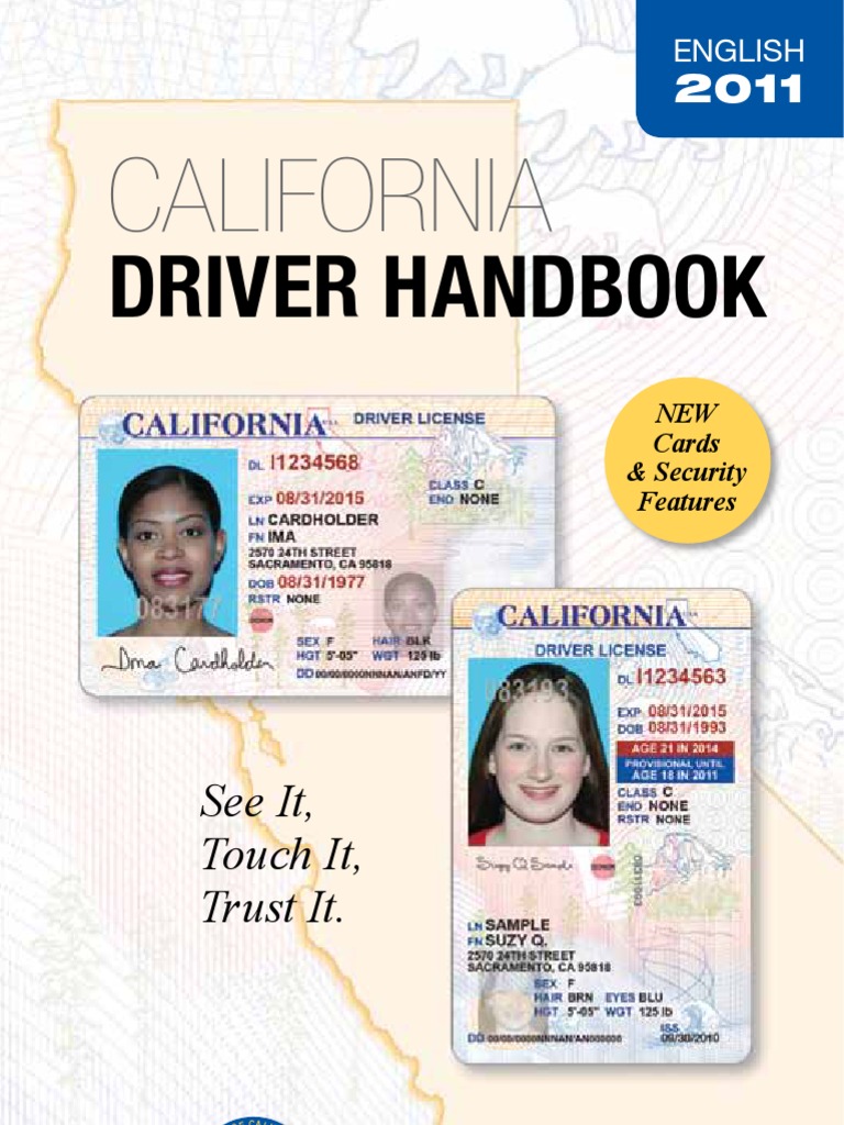 California | Download Free PDF | Driver's License | Department Of Motor ...
