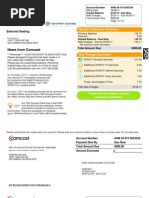 XFINITY Utility Bill Chicago USA | PDF | Fee | Payments