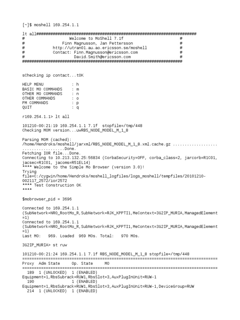 Moshell Example | Download Free PDF | Computer Science | Information ...
