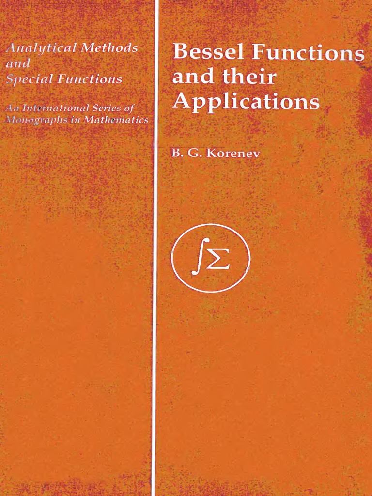 (Analytical Methods and Special Functions v.8) Korenev G - Bessel ...