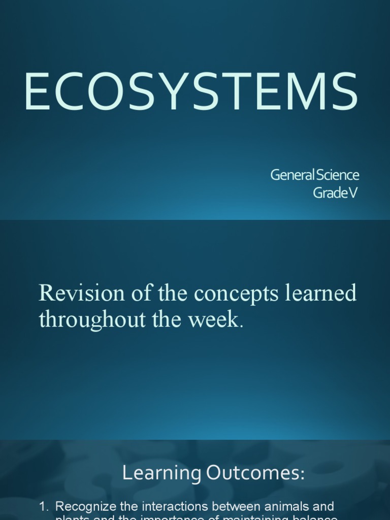 Ecosystem Plan | PDF