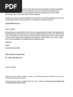 Cover Letter To FAO Position | PDF