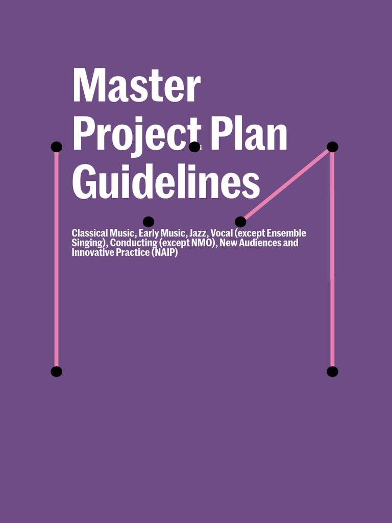 Master Project Plan Guidelines: Royal Conservatoire The Hague | PDF ...