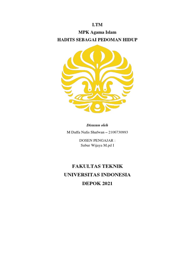 Hadits sebagai Pedoman Hidup Islam | PDF