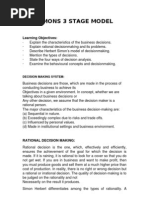 Choosing by Advantages: Alan Mossman, The Change Business LTD | PDF ...