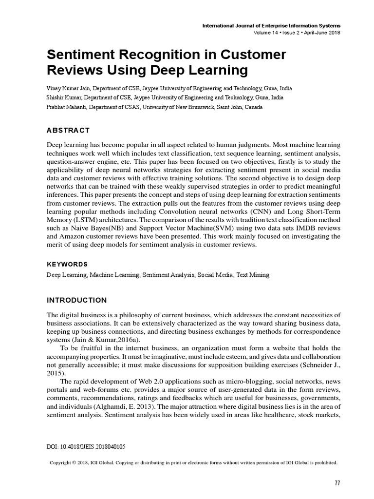 Ijeis 2018040105 | PDF | Deep Learning | Artificial Neural Network
