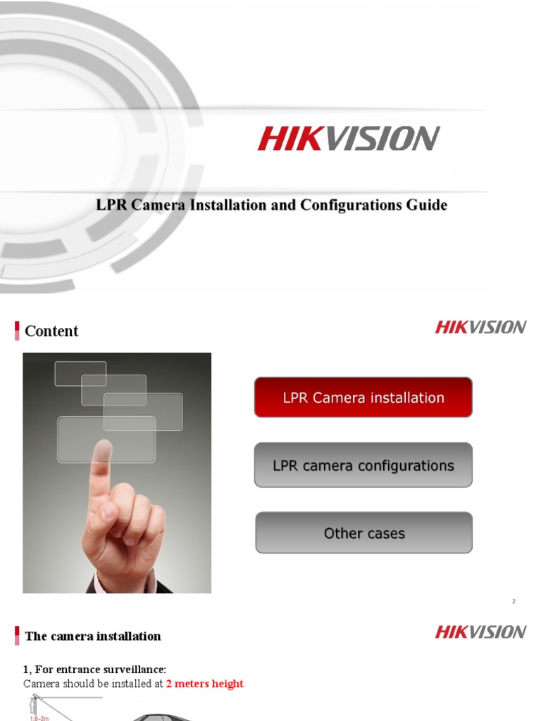 LPR Camera Installation and Configurations Guide | PDF | Camera ...