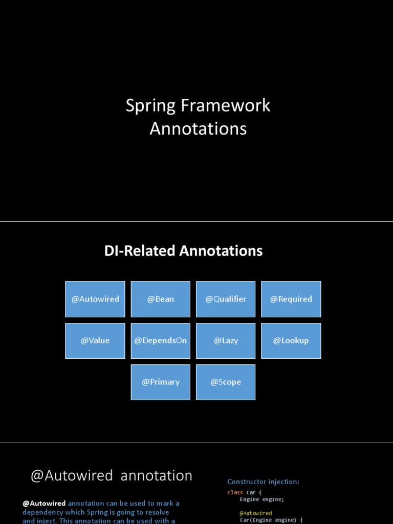 Xab8aaa4qnig Aggobdy7a 2 2 4 Spring Framework Annotations Pdf Class Computer Programming 