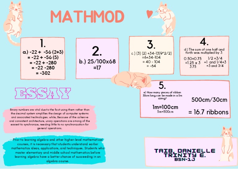Mathmod Taib | PDF | Arithmetic | Mathematics