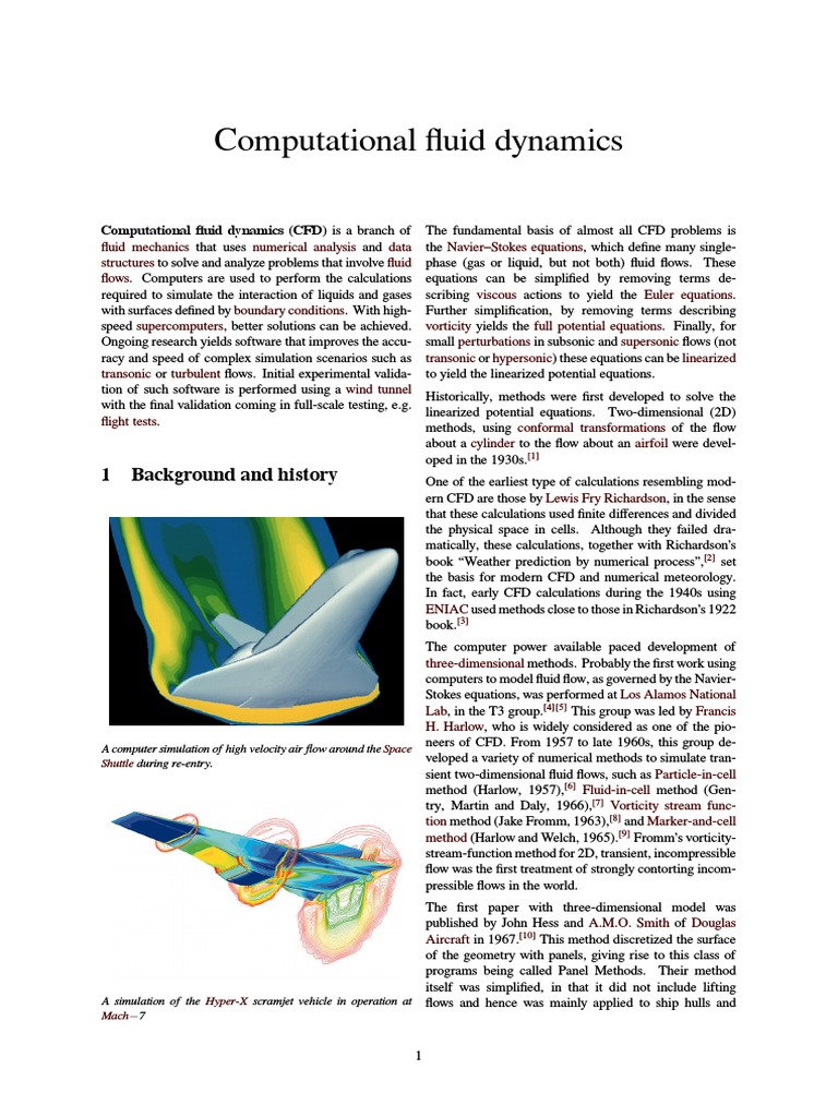 Computational Fluid Dynamics PDF Free | PDF | Computational Fluid ...