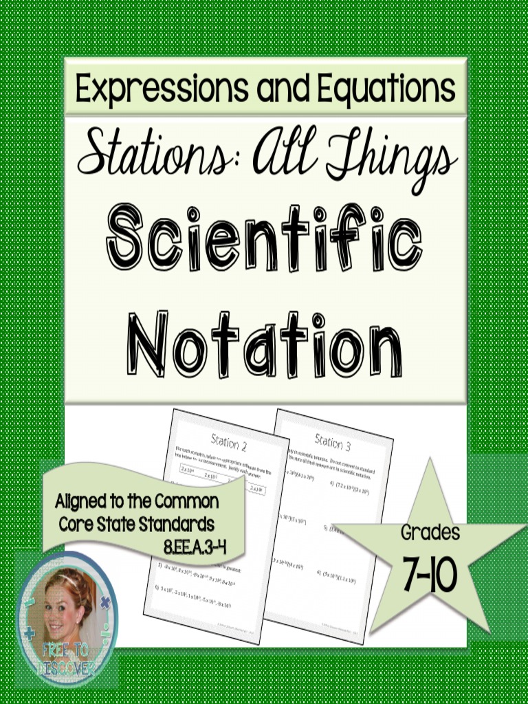Scientific Notation Stations Pdf Significant Figures Multiplication