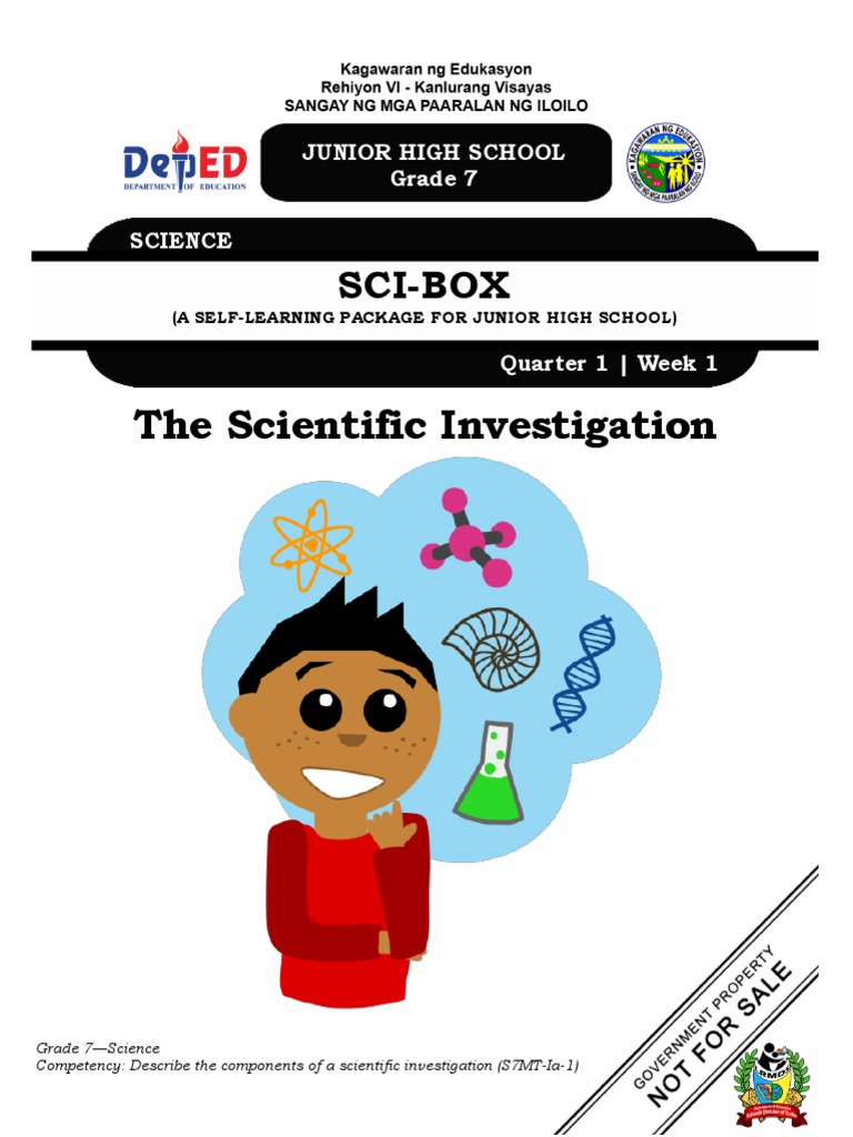 Science 7 Q1W1 | PDF | Experiment | Hypothesis