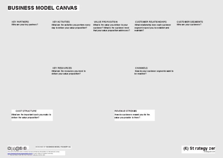 Business Model Canvas | PDF | Business Model | Mass Media