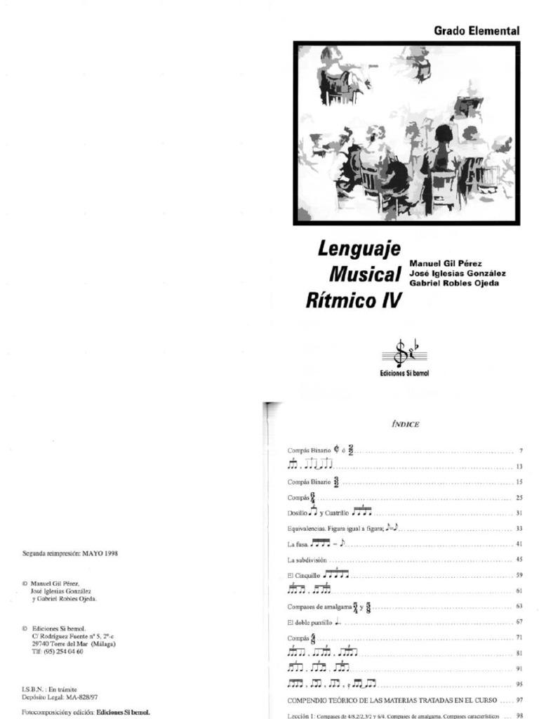 Lenguaje Musical Ritmico 4 | PDF