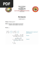 Grade 7 Math Lesson 5: Properties of The Operation On Integers Teaching ...