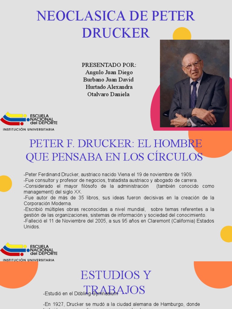 Neoclasica Peter Drucker | PDF