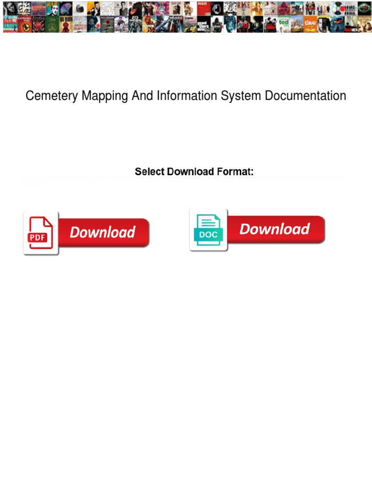 Cemetery Mapping and Information System Documentation | PDF | Cemetery ...