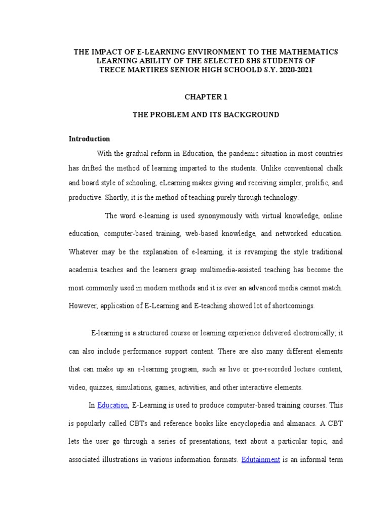 E Learning Pdf Educational Technology Multimedia