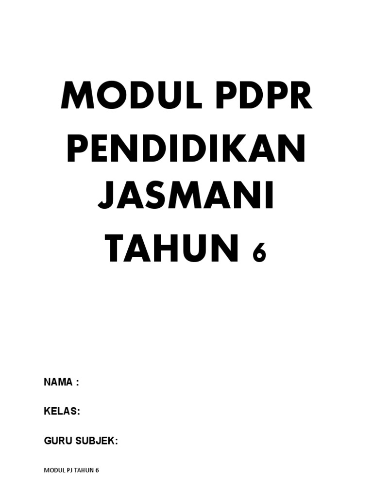 Soalan PJK | PDF