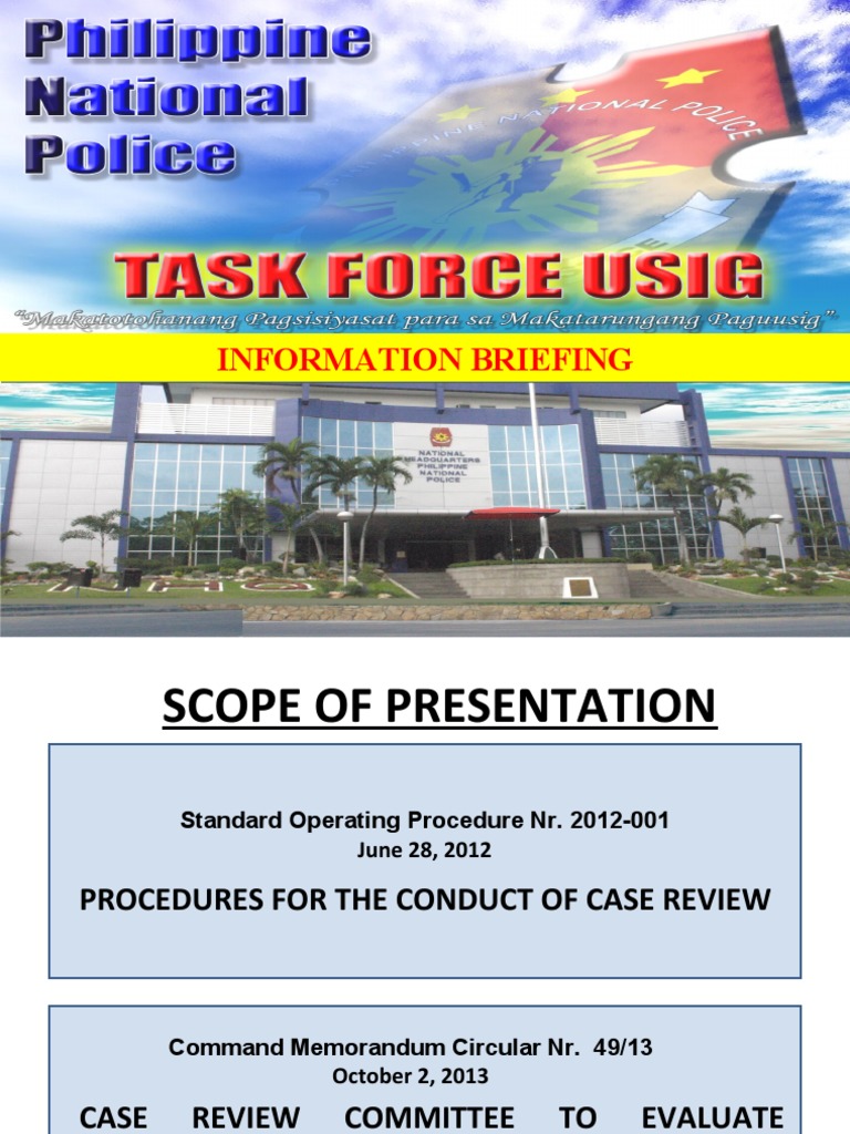 Case Review Procedures for PNP | PDF | Prosecutor | Justice