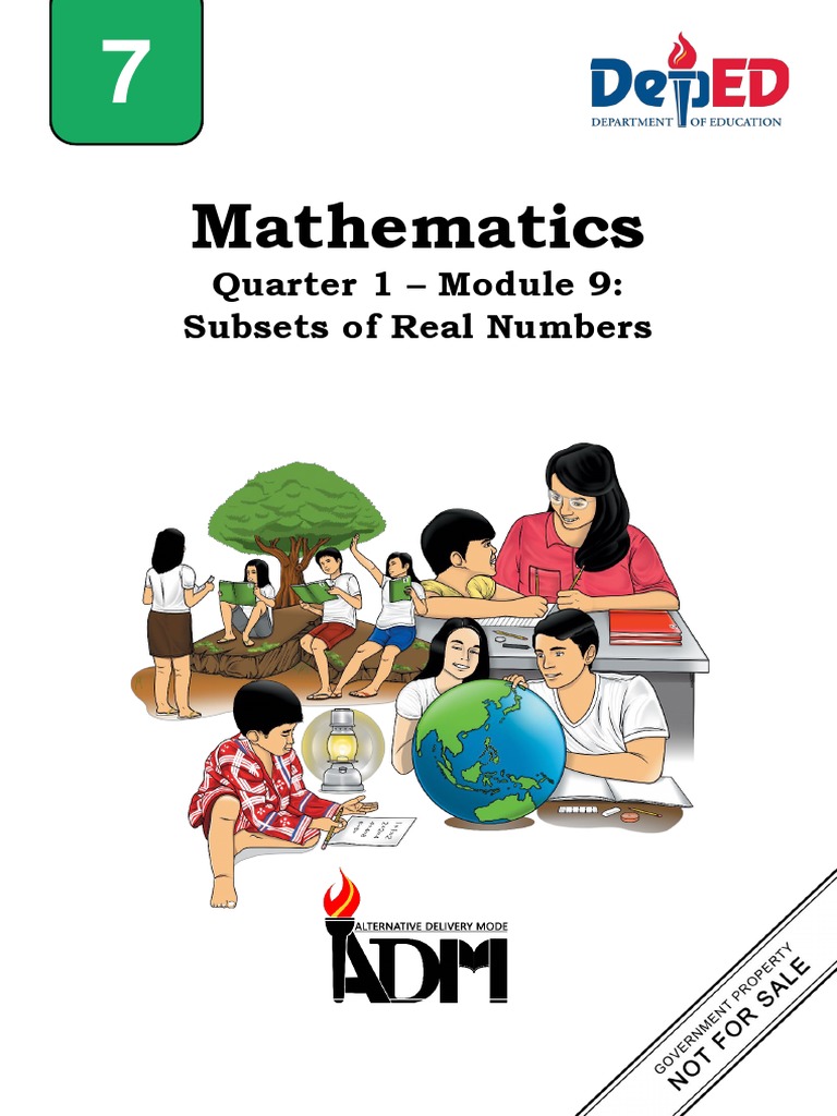 Math 7 Adm Module 9 Final | PDF | Numbers | Rational Number
