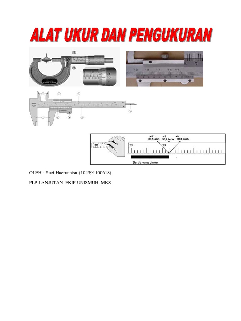 Bahan Ajar Materi Pengukuran | PDF