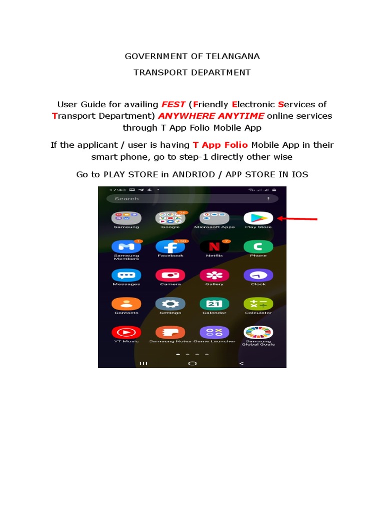 T App Folio Guide for Driving Licenses | PDF | Driver's License ...