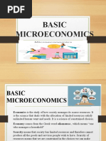 Module 1 Basic-Microeconomics | PDF | Economics | Market (Economics)