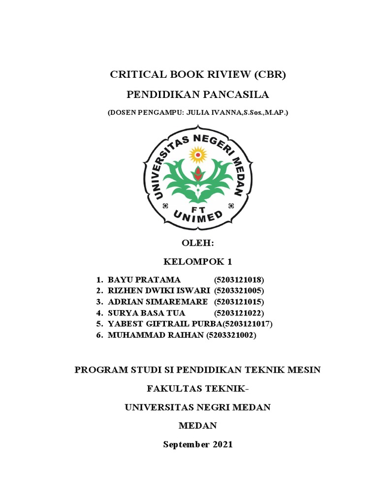 CBR Pendidikan Pancasila Bab 4 (Kelompok 1) | PDF