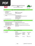 MSDS Sunlight Liquid: Informasi Keselamatan | PDF