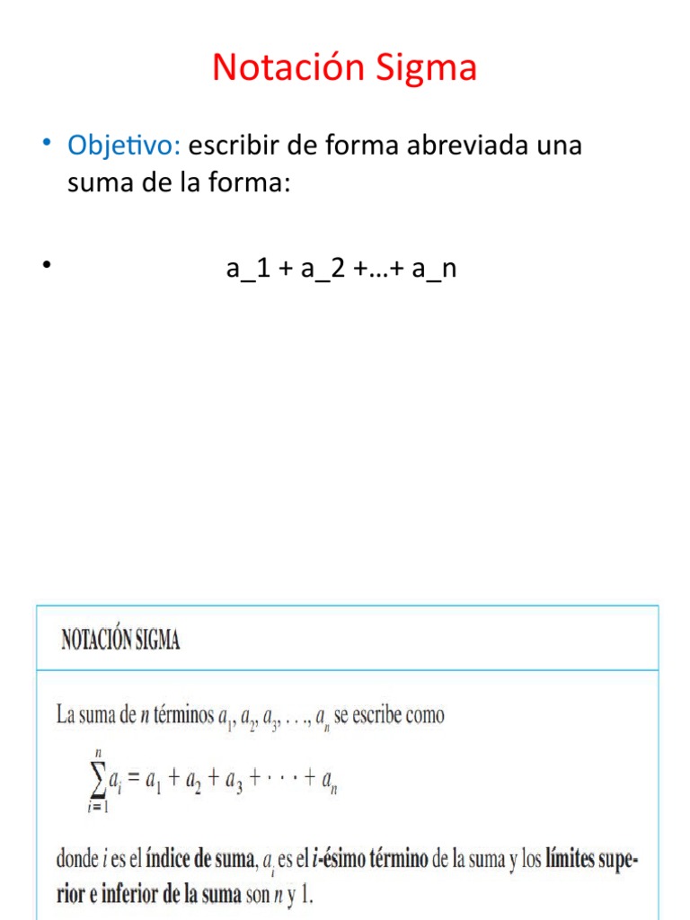 Notación Sigma y Area | PDF