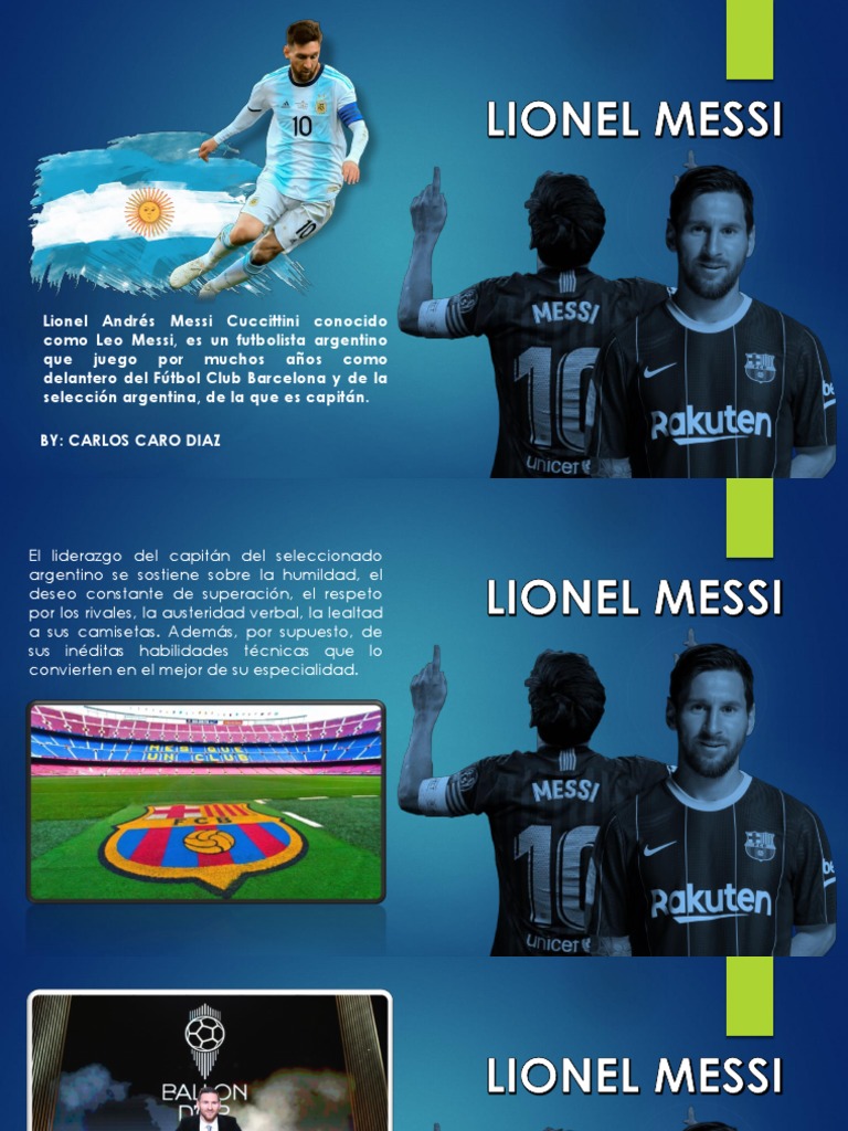 Presentation LIDER - LIONEL MESSI | PDF