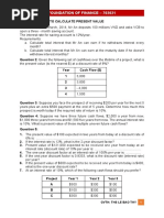 Chapter 2 - How To Calculate Present Value - Extra Exercises | PDF | Present Value | Interest