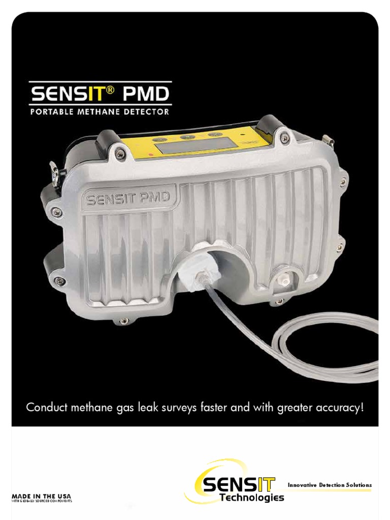 SENSIT Portable Methane Detector - Gas Analyzer - PMD | PDF | Surveying ...