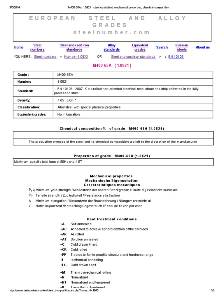 European Steel and Alloy Grades | PDF | Annealing (Metallurgy) | Procedural Knowledge