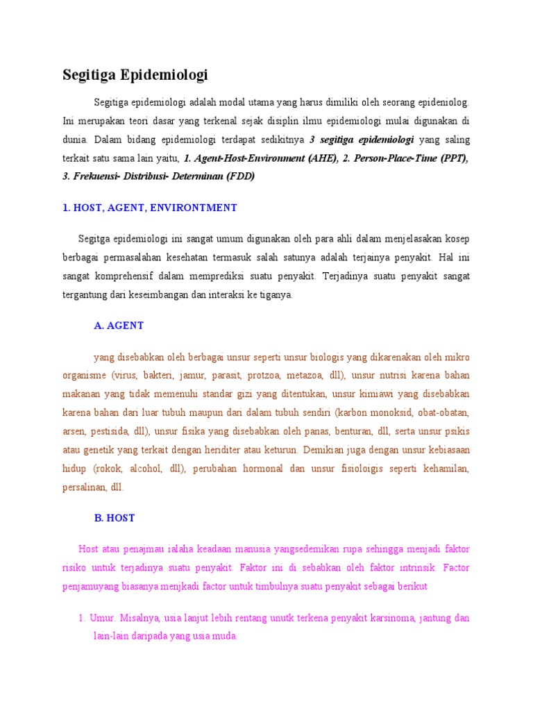 Segitiga Epid | PDF