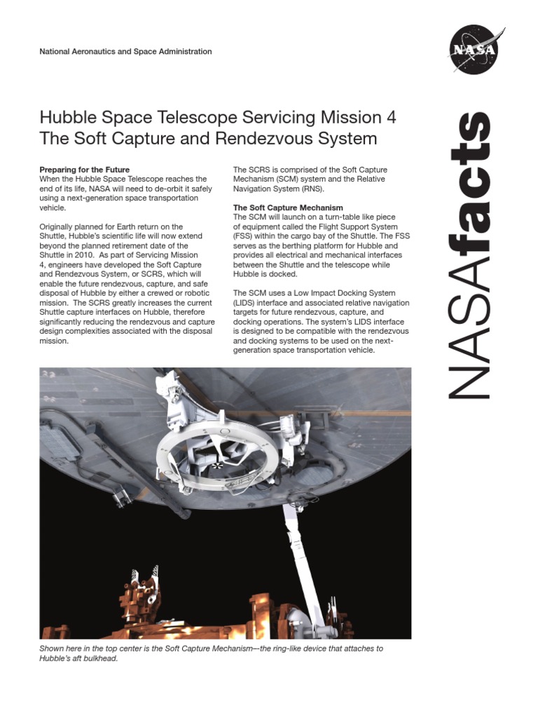 Hubble Space Telescope Soft Capture System | PDF | Docking And Berthing ...